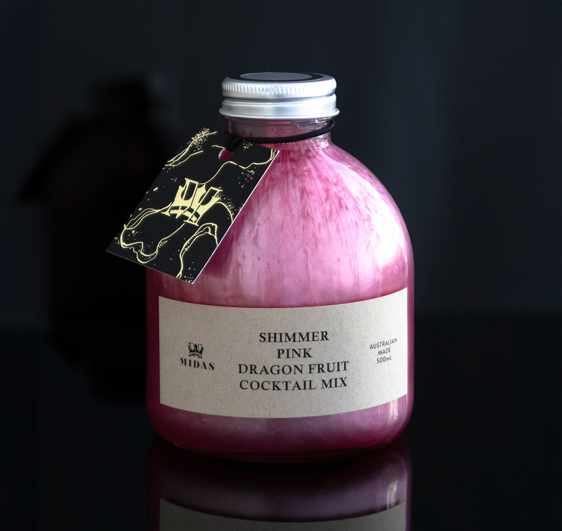 Midas Shimmer Pink Dragon Fruit Cocktail Mix (500mL) – Midas Luxury Gifts