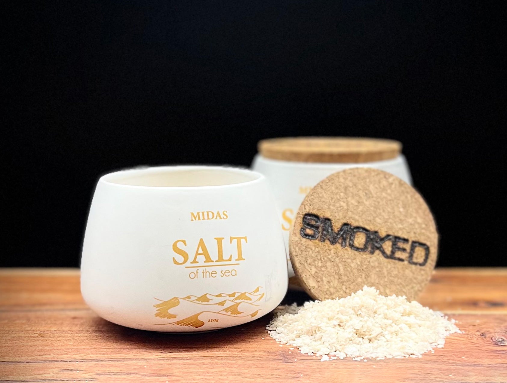 Midas Smoked Balsamic Snowflake Salt – Midas Luxury Gifts